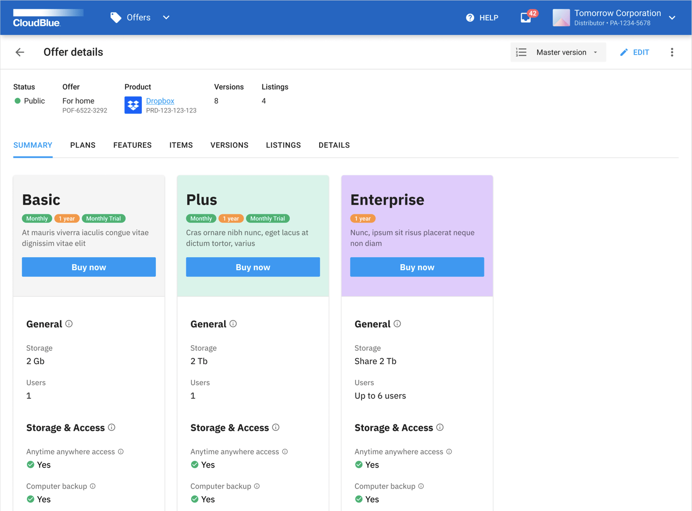 New Features Released in CloudBlue V22 | CloudBlue